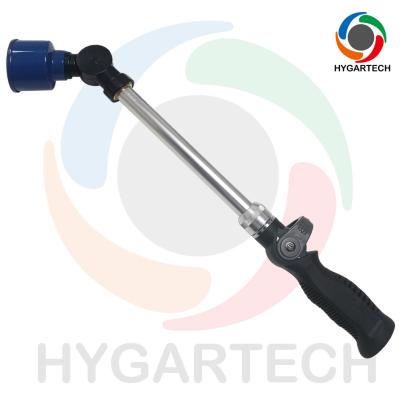 China Metal Extended Thumb Control 8-Pattern Hose Nozzle With 20cm metal extended tube with adjustable angle to control spray direction for sale