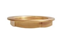 China Brass Flange Lock Nut Female Thread Hexagon Type for sale
