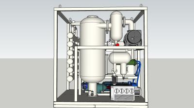 China High Vacuum Transformer Oil Purifier Dehydration With Roots Fixing Type With Four Wheels for sale