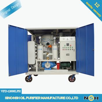 China Safe Transformer Oil Purifier Machine , 50LPM Vacuum Dehydrator Oil Purification System for sale