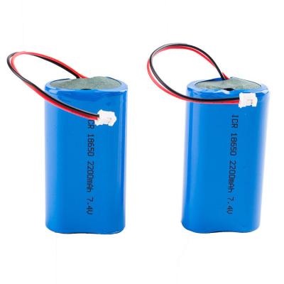 China Samsung 7.4V 2200mAh ICR 18650 Lithium-ion Battery Pack | 2S1P Standard Power Solution for Portable Testing Instruments | UN38.3 Certified for sale