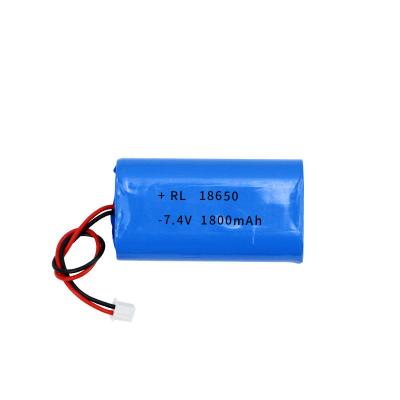 China Rechargeable 18650 Battery Pack | Custom 7.4V 1800mAh 18650 Battery Pack for Electronic Digital Product  | UN38.3 Certified | China Manufacturing for sale