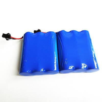 China Custom High Capacity 3000mAh 11.1 Volt 18650 Rechargeable Liion Battery Pack with 2P Connector for Cars Airplane DIY, Doorbell,Handheld Fan, Speakers  | China Manufacturer for sale