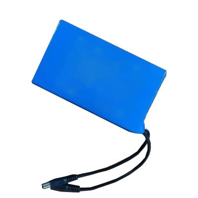China 18650 Battery Pack | 12.8V 6Ah Lithium Ion Phosphate Batteries with DC Connector for LED Lights | IEC62133 China Manufacturer for sale