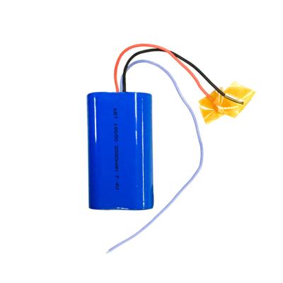 China UN38.3 Certified  | Rechargeable 18650 Battery Pack | Custom 7.4V 2000mAh Lithium Battery Pack for Handheld Printers | Made in China for sale