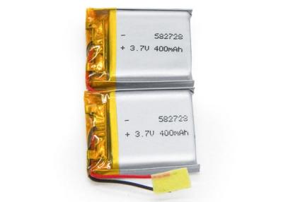 China Small Lipo Batteries 3.7 V Lipo Battery 400mAh 582728 1S Lipo Battery Pack for sale