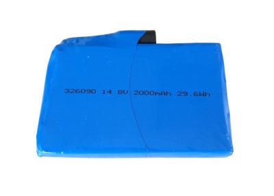 China Rechargeable Lithium Polymer Battery | 2000mAh 14.8V Lipo Battery Pack for Medical Device | ROHS Compliant Made in China for sale