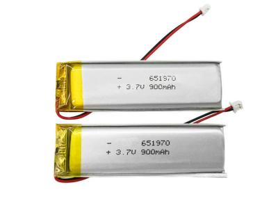 China 3.7V 900mAh 651970 Polymer Battery Cell Lipo Battery Pack Rechargeable Batteries for sale