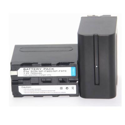 China 7200mAh 7.2V Lithium Battery Pack, NP‑F970 NP‑F960 Replacement Battery Pack for Sony Camcorder, CE China Manufacturer for sale