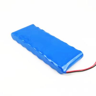 China 96Wh 8Ah 12V Custom echargeable 18650 Lithium Ion Battery Pack with Bare Red Black Wire Lead for Strip LED Light, CE China Manufacturing Factory for sale