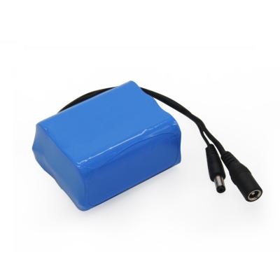 China 12V 5Ah 18650 Rechargeable Lithium Battery Pack, DC Male & Female Plug Dual Wiring PVC Blue Heat Shrink Wrap Battery for Scale Portable Backup Power, RoHS Compliant Made in China for sale