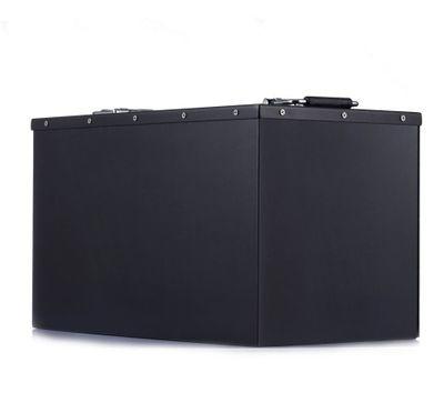China 18650 Lithium Battery Pack | 12V 200Ah Large Capacity Metal Lithium Battery Box with Double Handles for RV Camping Energy Storage | UN38.3 Certified China Factory for sale
