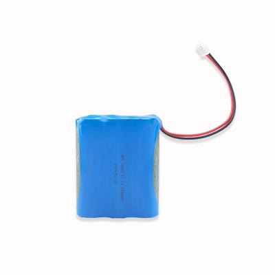 China Custom 11.1 V 2000mAh 3S Rechargeable Li-ion Cell with Red Black Wire & XH 2P Lock Terminal，18650 Li-ion Rechargeable Battery Pack for Handheld Sprayer for sale