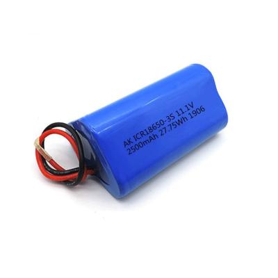 China Samsung 18650 Battery Pack | 11.1V 2500mAh 3S 18650 Rechargeable Lithium Battery Pack for  Power Tools | UN38.3 China Manufacturing Factory for sale