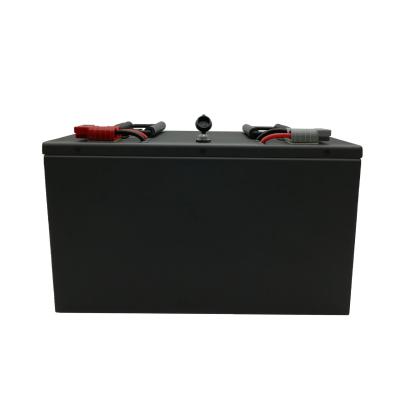 China 80Ah 48V LiFePO4 Lithium Battery Pack with Dual Separate Red & Gray Anderson Connectors & Double Top Carry Handles for Industrial Cleaning Machines, MSDS China Manufacturer for sale