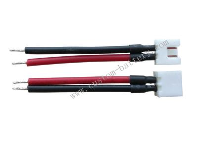 China JST XH 2.54mm 2P Female Connector Right Angel Wafer Terminal Cable Extension Wiring Harness for sale