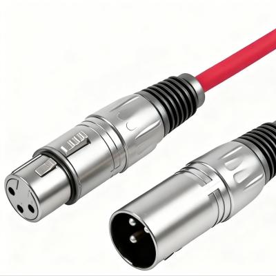 China Custom Cable Solution 3pin Male to Female,  Cable Assembly Manufacturing for Microphone, Mixer, Recording Studio for sale