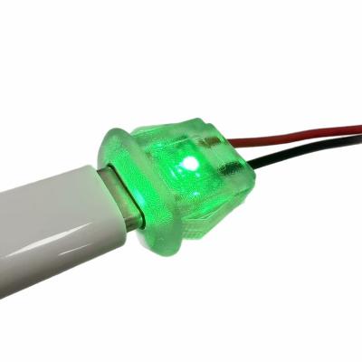 China Custom Cable TYPE C 2-pin Transparent Direct Pressure Injection Tape Lamp Waterproof Base Wire Harness Manufacture for sale