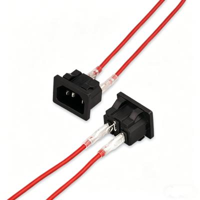 China Custom Cable Manufacture FLDNY 1.25-250 Brass Nylon Spade Female Crimp Wire Harness for sale