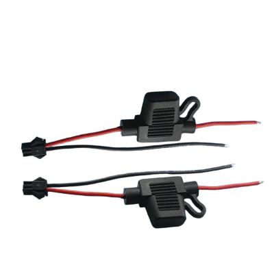 China Custom-Processed Cable Assembly with SM2.54-2P Terminal Wire and High-Temperature Silicone Wire for Automotive Power Connection for sale