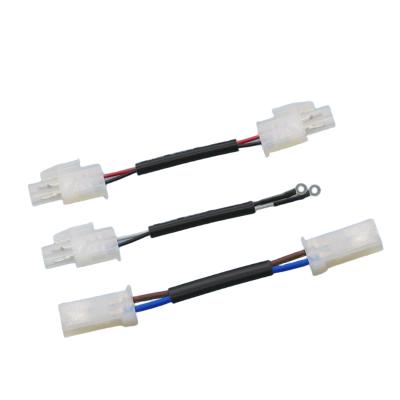 China Custom Automotive Wire Harness 2-Pin Male-to-Female Inline Splice Terminal Wire with Locking Buckle Cable Assembly for sale