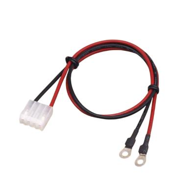 China Flexible Custom Wire Harness CH3.96-4p Terminal Connection Cable,Ring Cold-Press Terminal Wire, 4mm Pitch Cable Assembly for sale