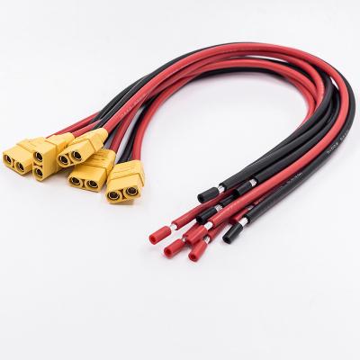 China 14AWG XT60 Connector Lithium Battery Connector Terminal Silicone Wire Harness XT60 Power Charging Cables Assemblies for sale