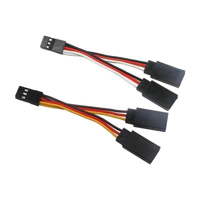 China Servo Receiver Y Extension Lead 1 to 2 Y Leads Male to Female Extension Lead Wire for RC Airplane Model High Quality Wire Harness Manufacturers With OEM ODM Wiring Loom Production for sale