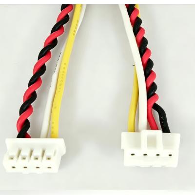 China Precision Terminal Wire Assembly | Custom 4P 1.25mm JST Terminal Wire, Red Black Twisted Signal Cable for Sensor, Drone, Motor | RoHS Compliant Made in China for sale