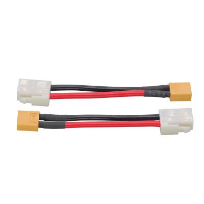 China Wire Harness Wholesale China | Custom XT60 Male to Large Tamiya Female Adapter Cable Assembly for FPV Racing Drones | ISO9001 China Manufacturer for sale