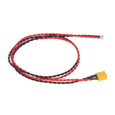 China Custom Wiring Harness | XT60 Female to XH2.54 2P Twisted Pair Conversion Cable Assembly for FPV Drone Flight Controller | China Wire Harness Factory for sale