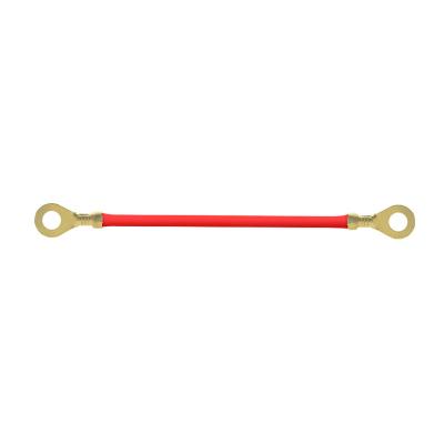 China Bulk Order Double End O‑Ring Eyelet Terminal Jumper Wire Harness, ODM Oxygen‑Free Pure Copper Brass Ring Lug Cable for Battery, Chinese Manufacturer Wire Harness for sale