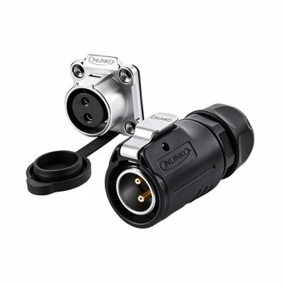 China Industrial Waterproof Circular Power Connector | CNLINKO Panel Mount Male Female Circular Connector for sale