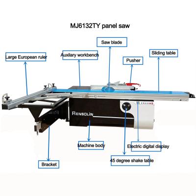 China Woodworking Precision Panel Saw 90 Degree CNC Panel Saw 6000r/Min for sale