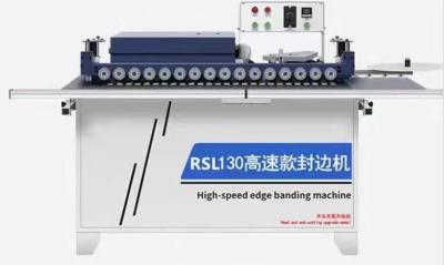China 220v Automatic Edge Banding Machine End Cutting Buffing Pvc Edging Machine for sale