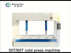 50T Hydraulische Kaltpressmaschine Brett Herstellung Türpressmaschine Holzbearbeitung 1000mm