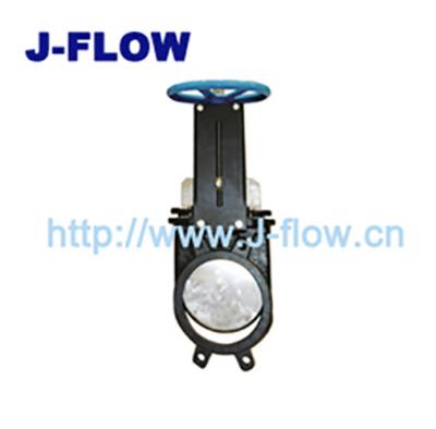 China Knife Gate Vavle (KV100) ductile iron knife gate valve Manual Knife Gate Valve PN16 Wafer Type Knife Gate Valve for sale