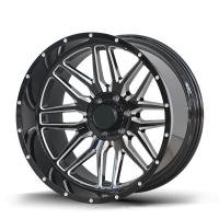 China Light Weight 2 Piece Forged Negative Offset 4x4 Rims for sale