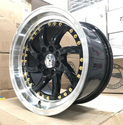 China As rodas personalizadas furo da liga do carro de um tamanho de 15 polegadas 4, ligam as rodas automotivos das bordas à venda
