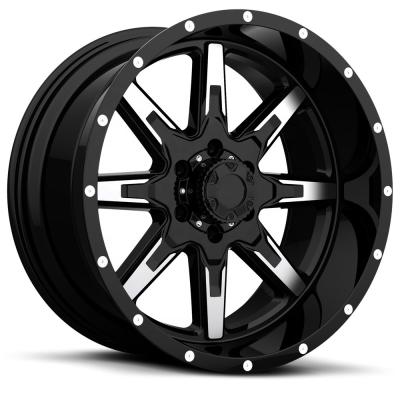 Cina 6x139.7 a 20 pollici borda la lega di alluminio dell'automobile spinge il colore nero opaco in vendita