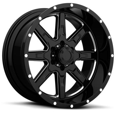 Cina 6x139.7 a 20 pollici borda la lega di alluminio dell'automobile spinge il colore nero opaco in vendita