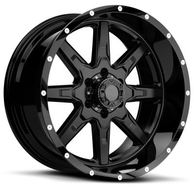 Cina 6x139.7 a 20 pollici borda la lega di alluminio dell'automobile spinge il colore nero opaco in vendita