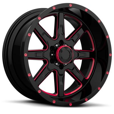 Cina 6x139.7 a 20 pollici borda la lega di alluminio dell'automobile spinge il colore nero opaco in vendita