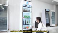 Best Glass Door Upright Freezer for Retail Display