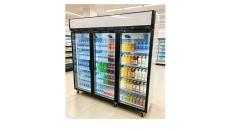 Premium 3-door drink display cooler for shops & supermarkets
Uniform cooling