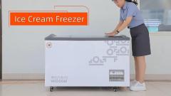 Premium Commercial Ice Cream Freezer Precision Cooling