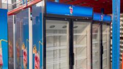 1000L Commercial Double Door Upright Beverage Cooler with LED Light and Custom Branding for Supermar