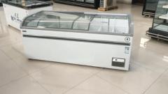 Commercial Glass Door Ice Cream Freezer High Performance