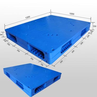 Cina Palleti di plastica impilabili a doppia faccia per un deposito sicuro e protetto in vendita