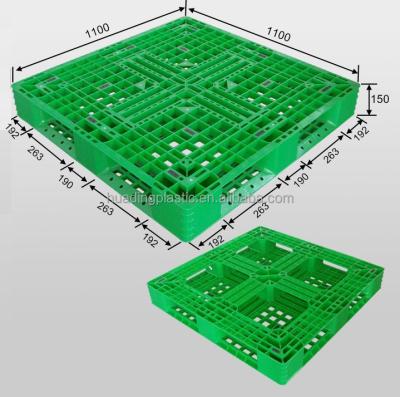 China Carga acoplável 500kg 1100*1100 Paletes leves acopláveis de HDPE recicláveis para fácil manuseio à venda
